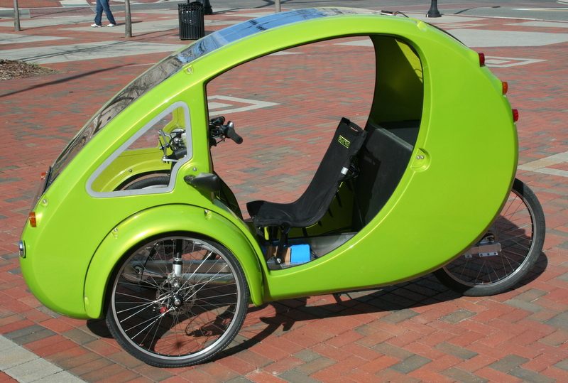 Solar-powered ELF pedal vehicle is designed for eco-friendly commuting ...