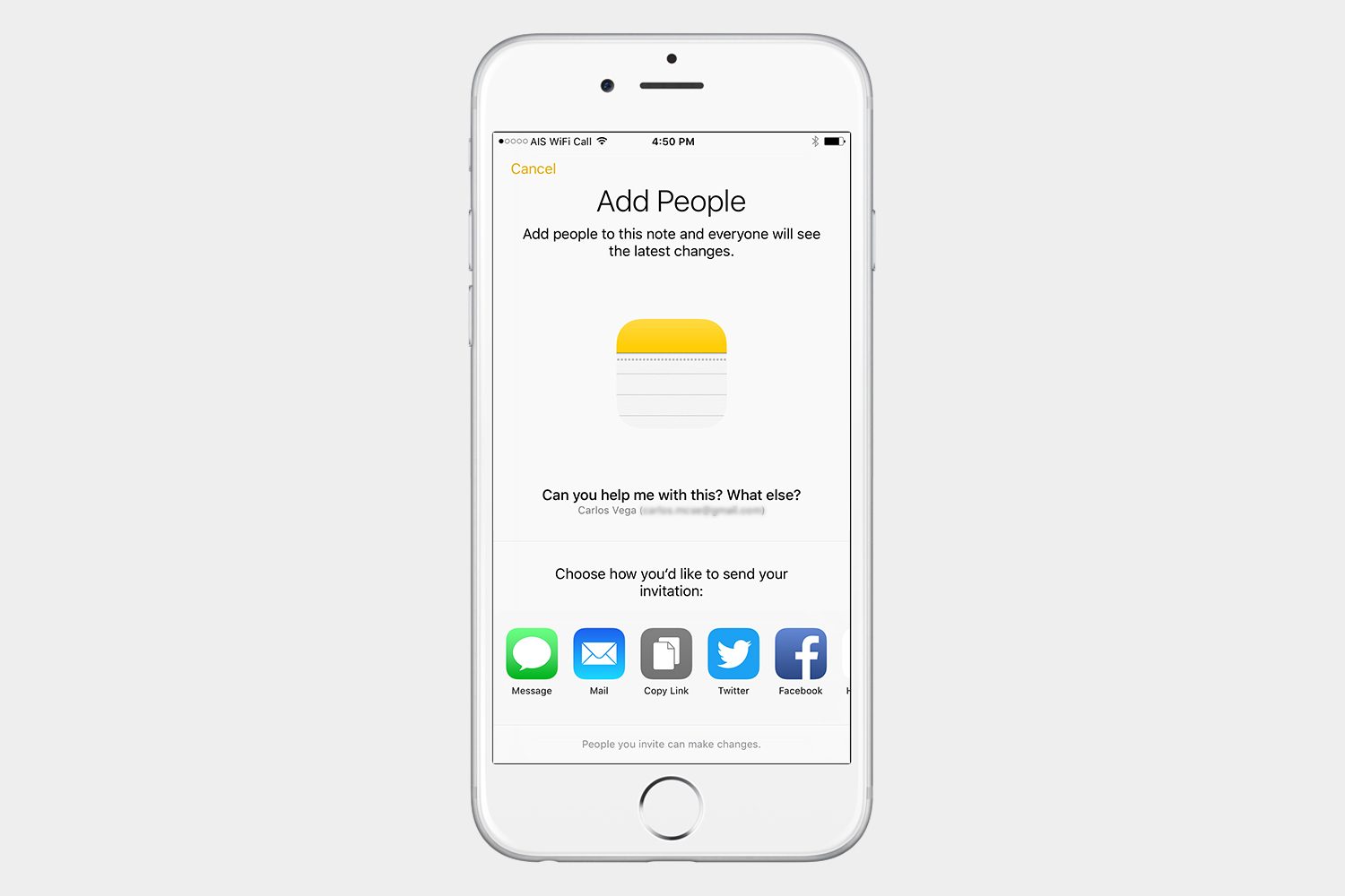 Take your notes to the next level in iOS 10 with collaboration ...