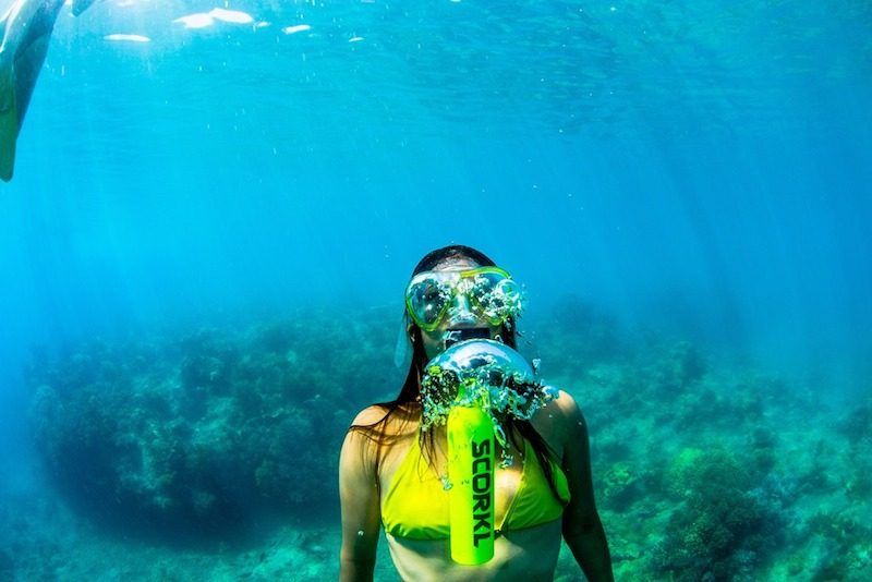 Scorkl takes the best elements of both scuba diving and snorkeling ...