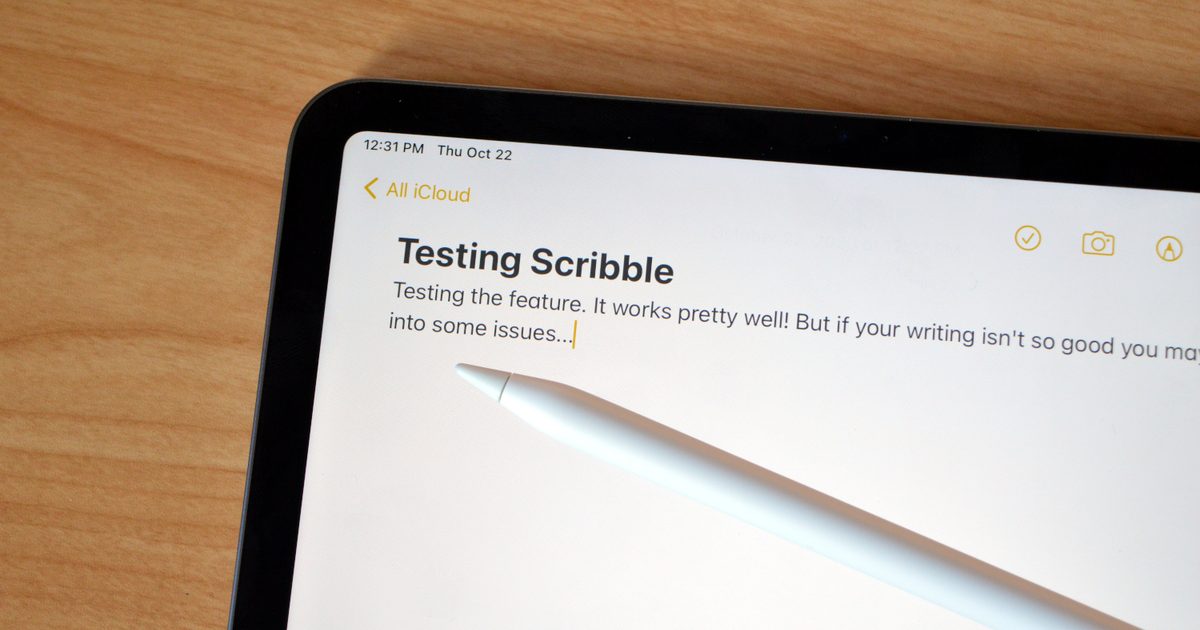 How good does your handwriting have to be to use Scribble on the iPad ...