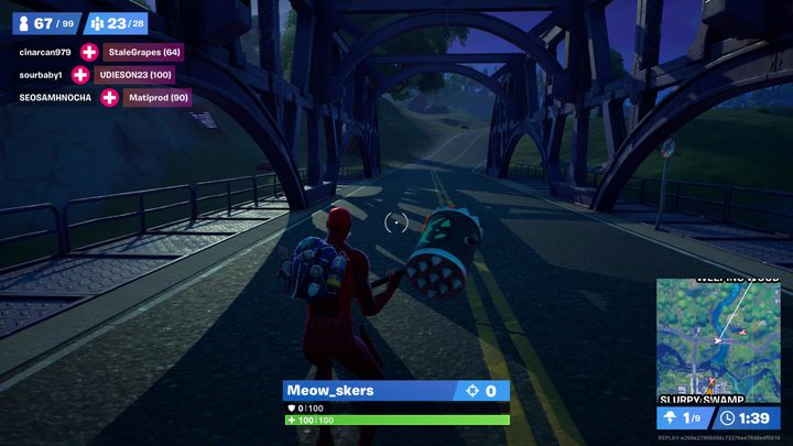 Fortnite season 4 week 13 challenge: Dancing on 5 colored bridges in ...