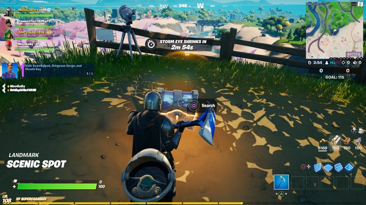 Fortnite challenge guide: Visit Scenic Spot, Gorgeous Gorge, and Mount ...