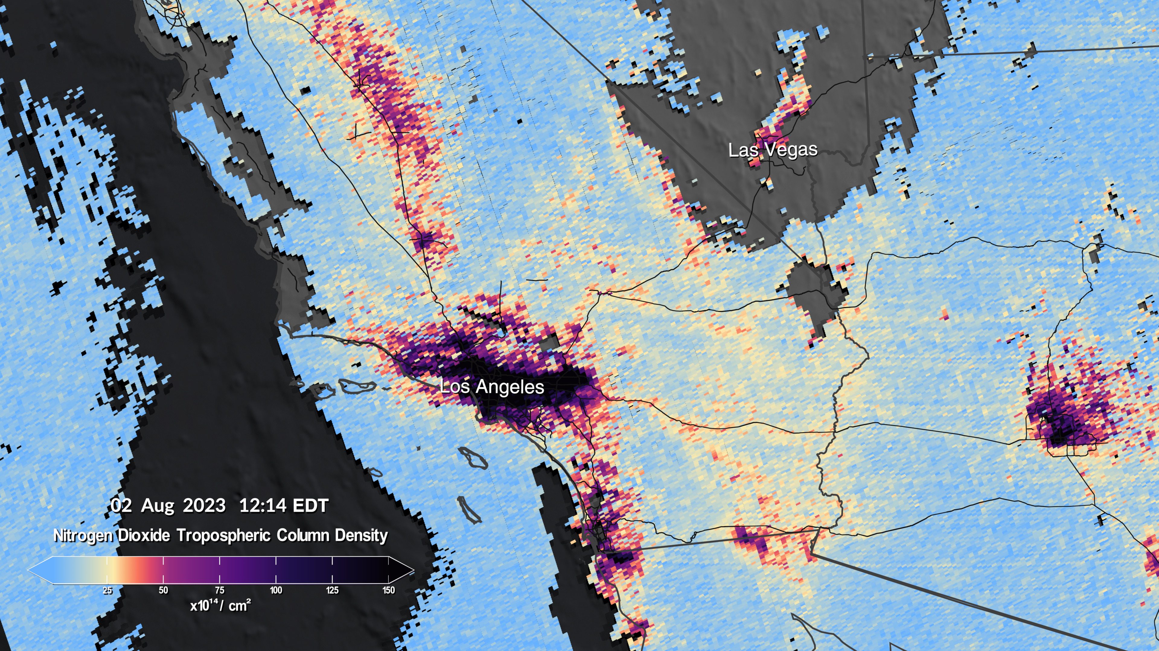 Pollution-tracking NASA satellite shares its first images of air ...
