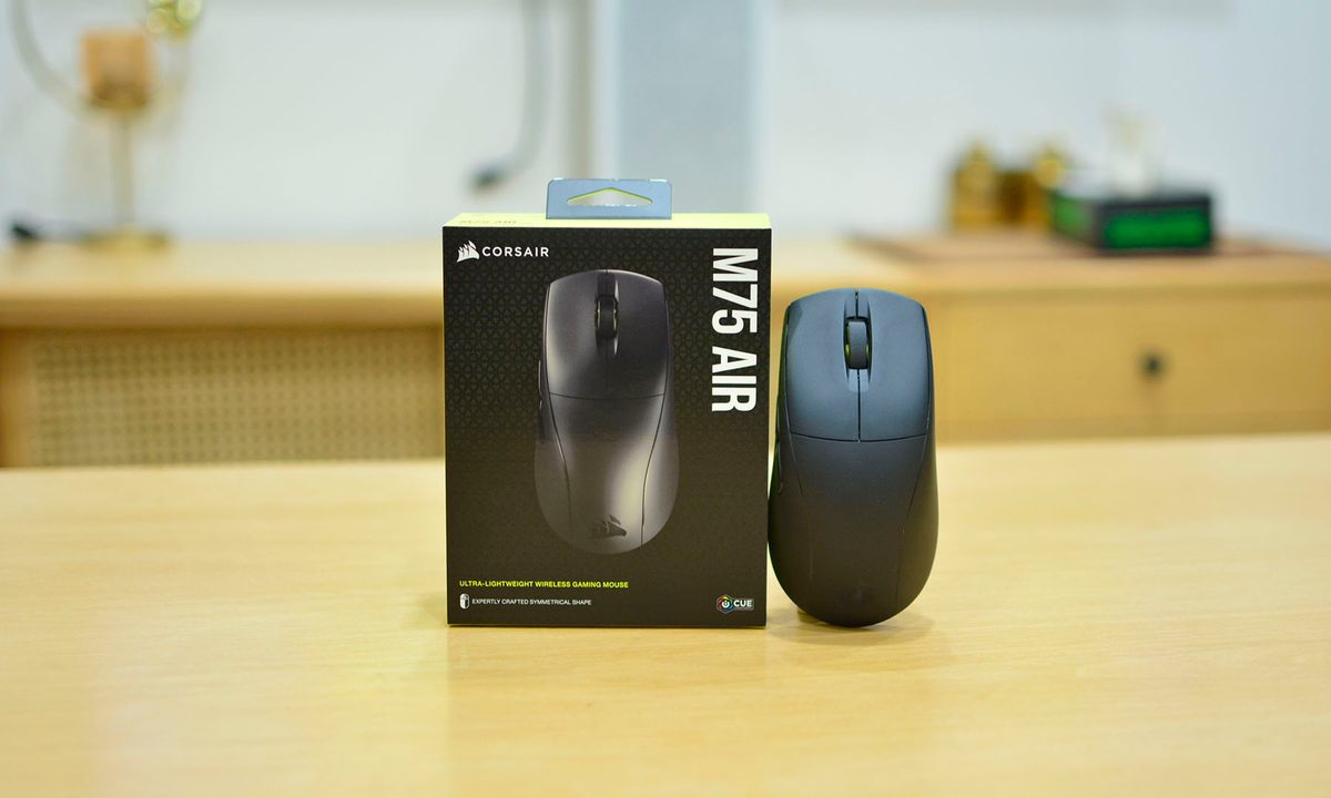 The Corsair M75 Air is a simple and lightweight gaming mouse with just ...
