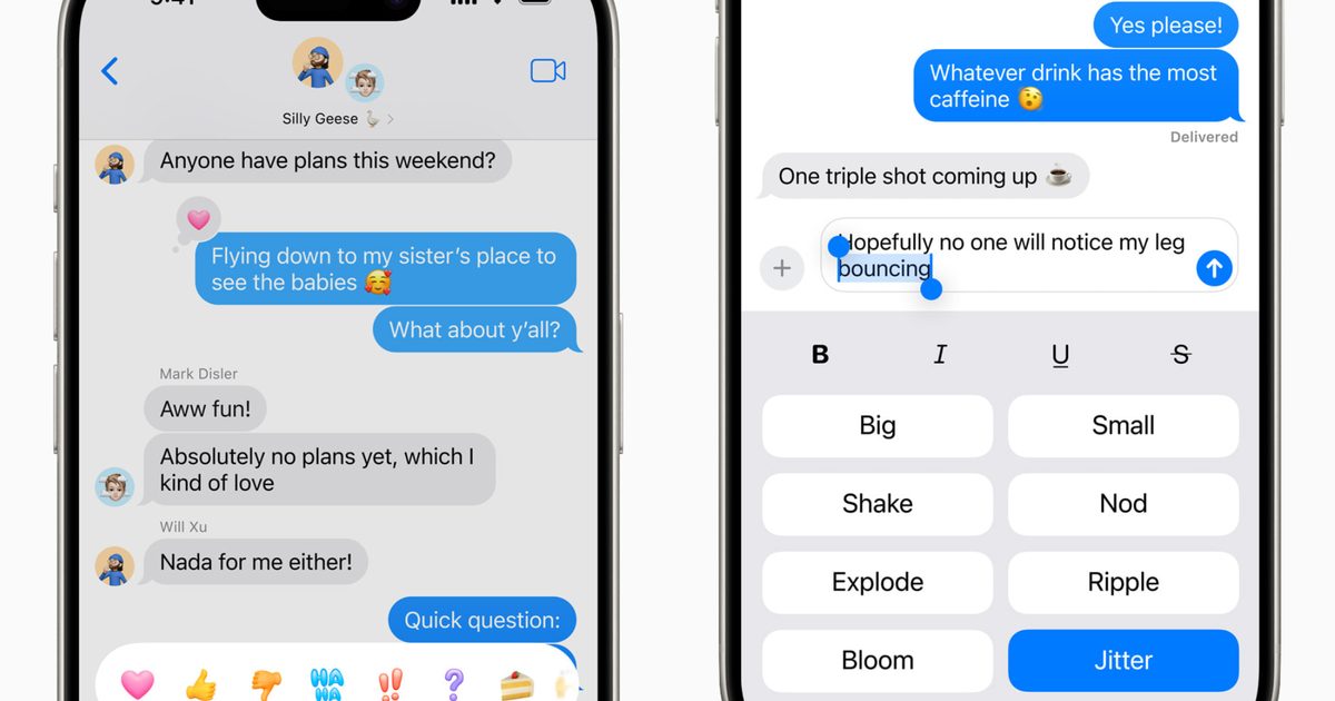 iOS 18's new iMessage features make me wish everyone I know had an ...