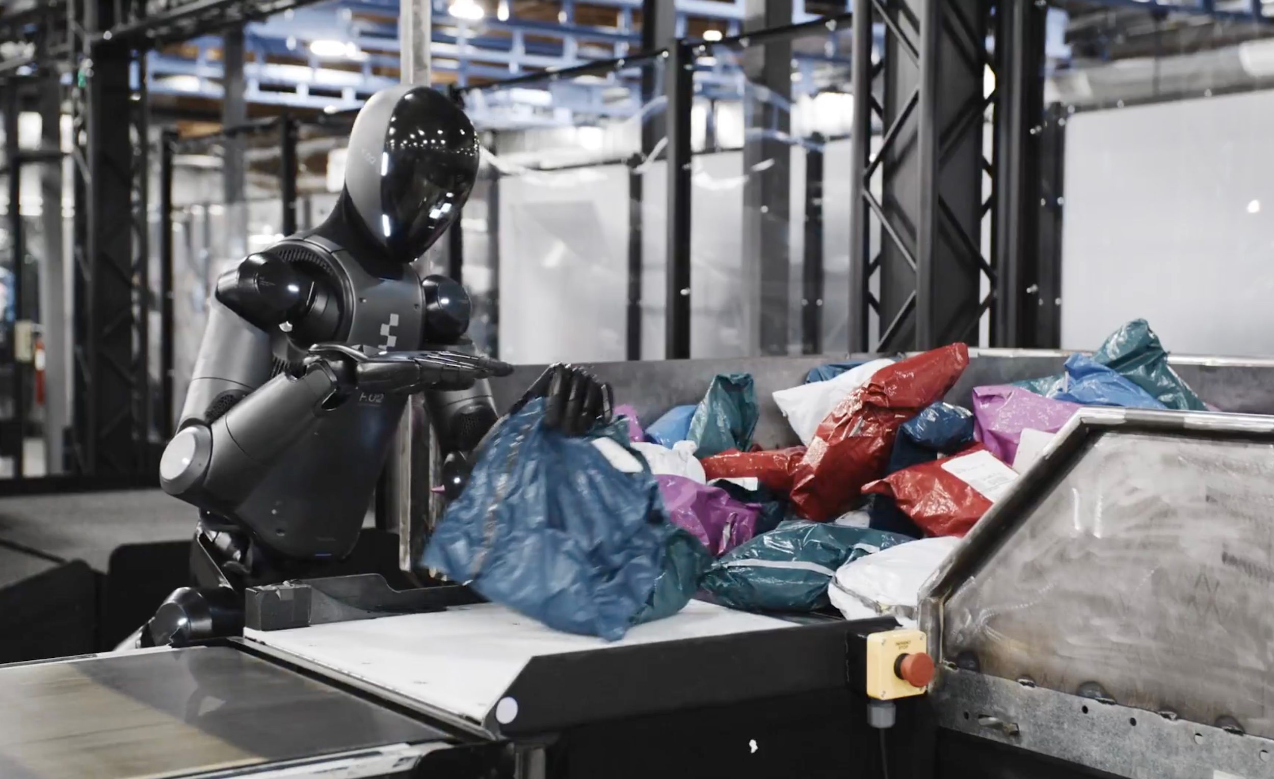Watch this humanoid robot power through an hour of sorting packages ...