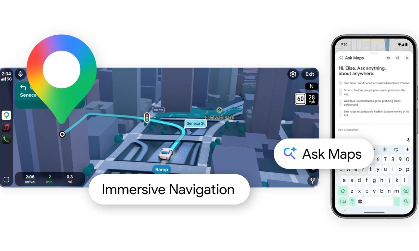 Google Maps gets conversational AI and 3D navigation in one of its ...
