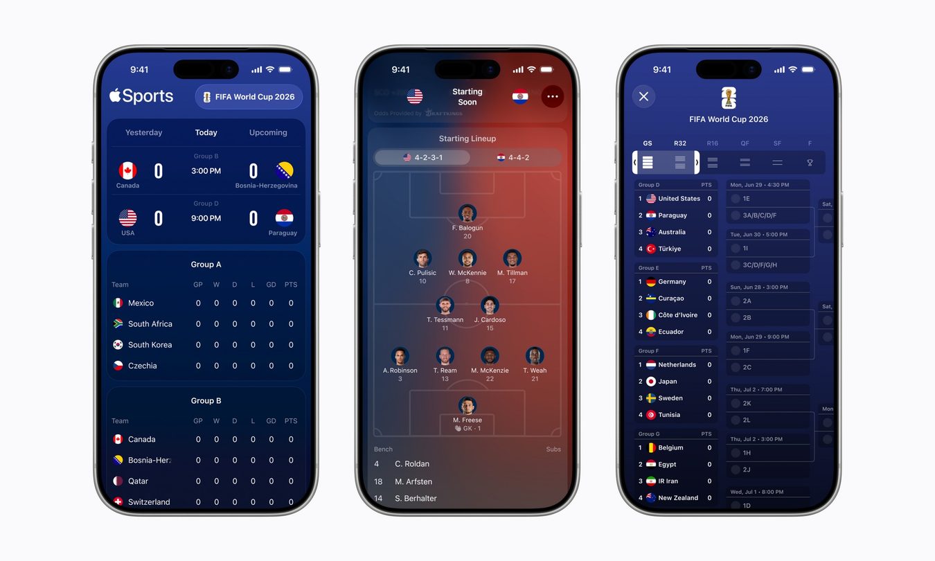 Apple Sports is ready to track every World Cup heartbreak in real time ...