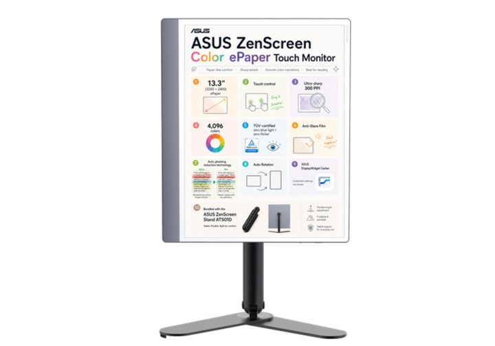 Asus reveals world's first OLED esports monitor and a Color ePaper ...