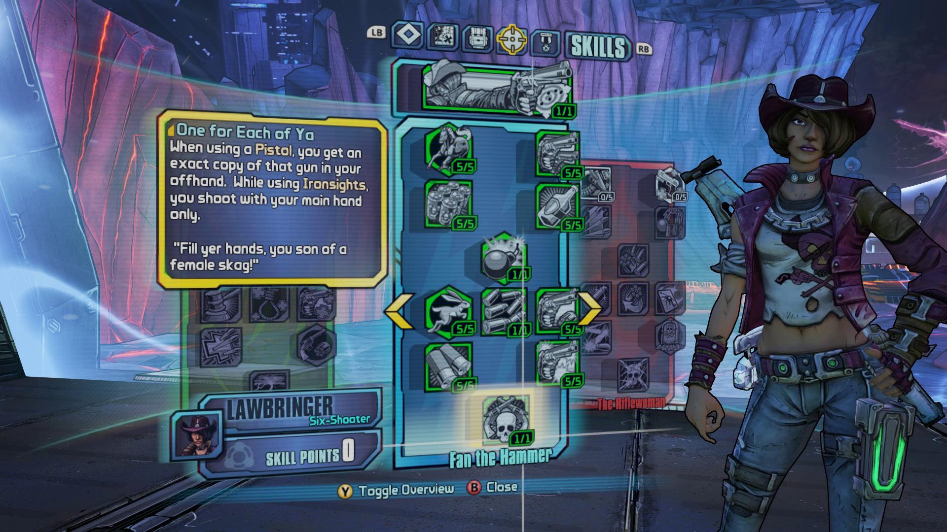 Borderlands: The Pre-Sequel Character Look: Nisha the Lawbringer ...