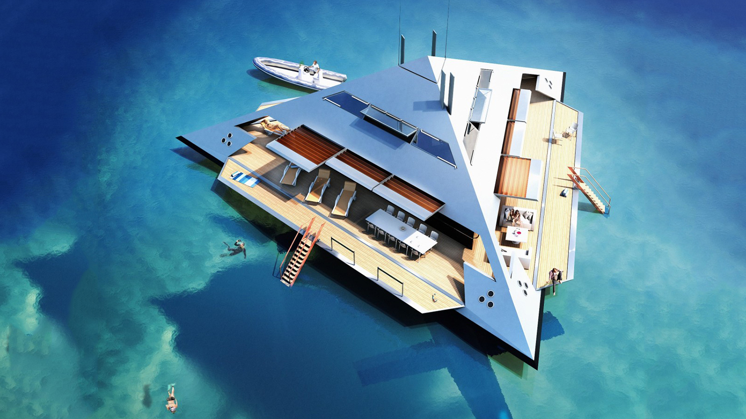 This Futuristic Superyacht Looks Like an Aquatic Star Destroyer ...