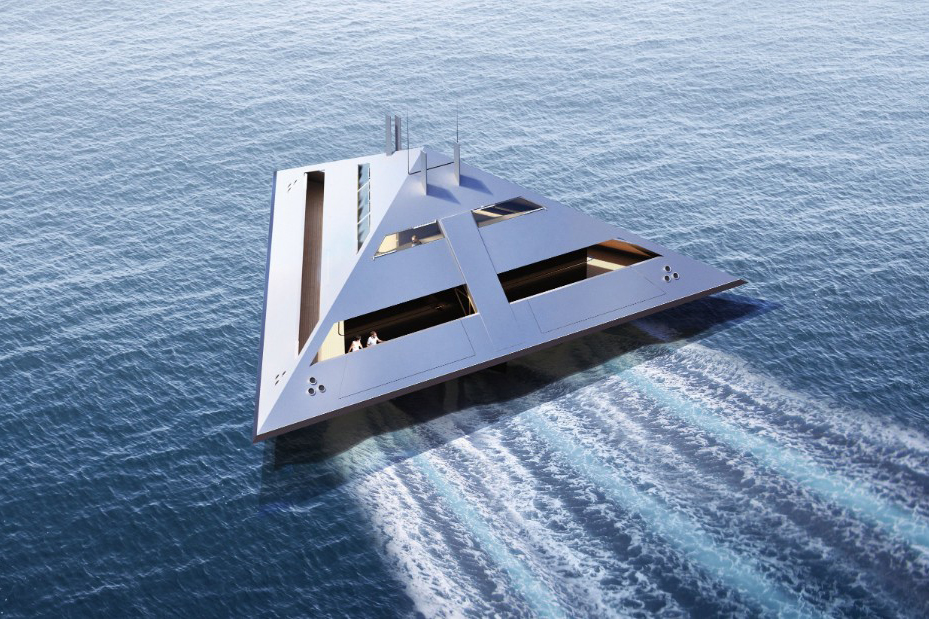 This Futuristic Superyacht Looks Like an Aquatic Star Destroyer ...