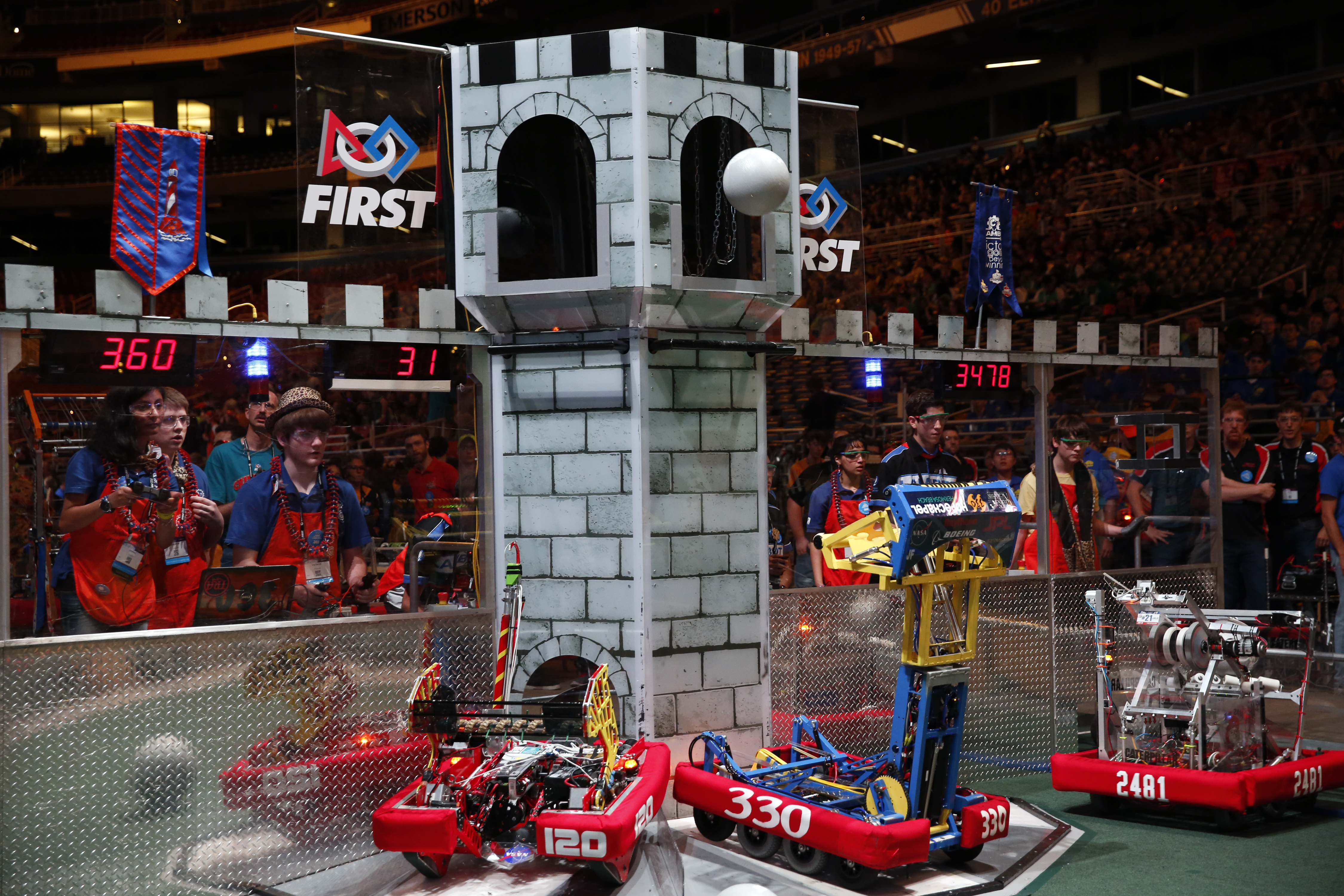 FIRST Competition Pits Robots Against One Another | Digital Trends
