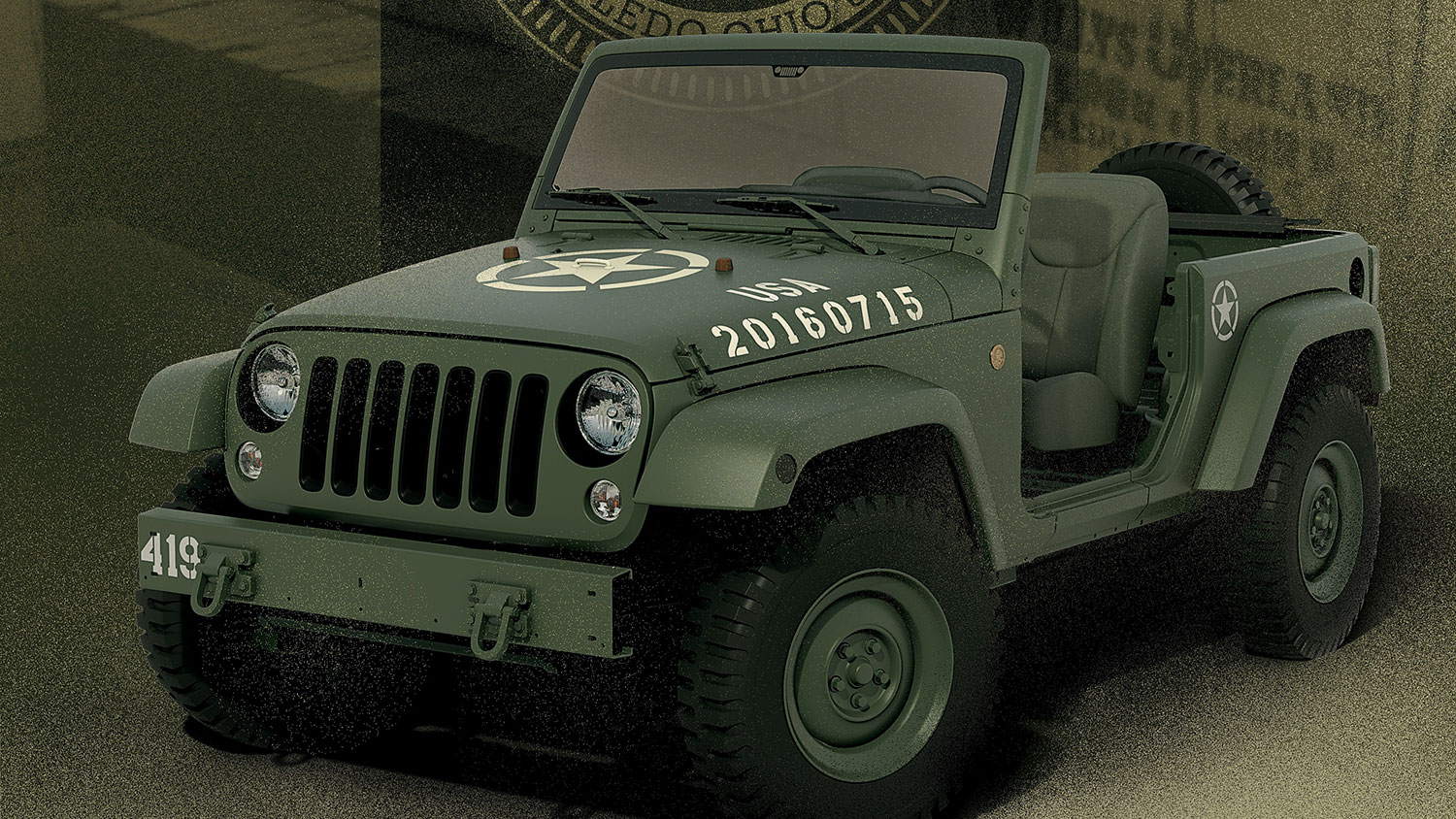 Jeep WPuts Army Uniform on Tribute Wrangler | Digital Trends