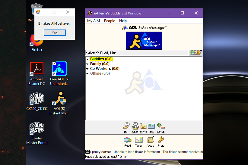 AOL's Instant Messenger Rises From the Ashes, But Not Your Buddies ...