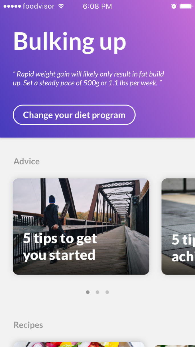 Photograph Your Meals and The Foodvisor App Will Show You Calories ...