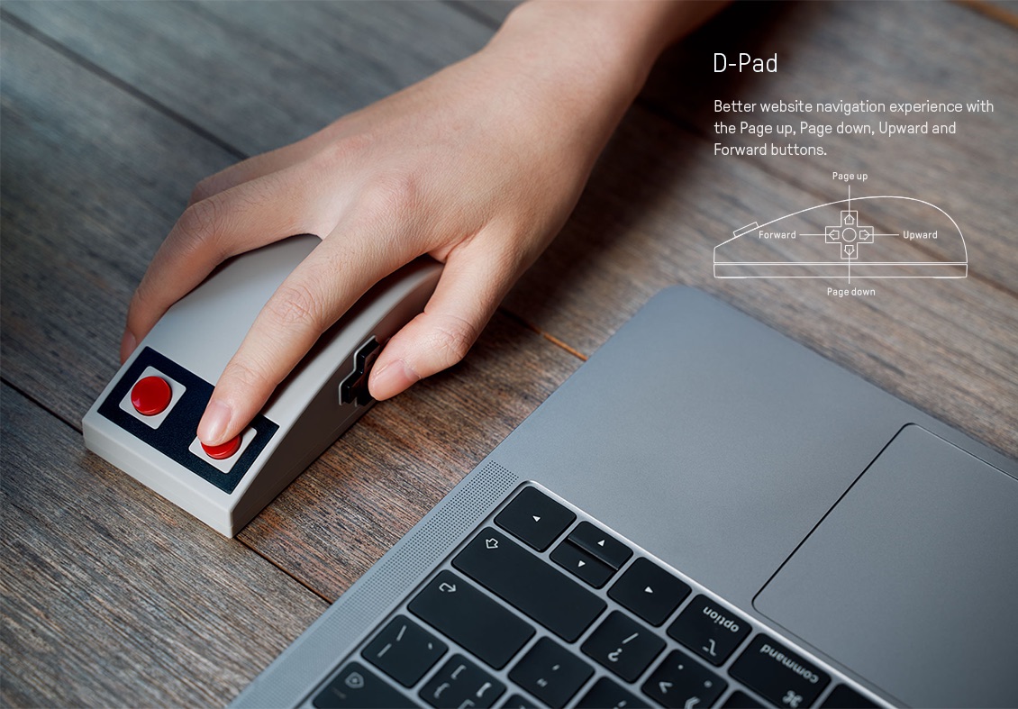 Pretend It's 1985 Again With This 8BitDo NES-Style Mouse | Digital Trends