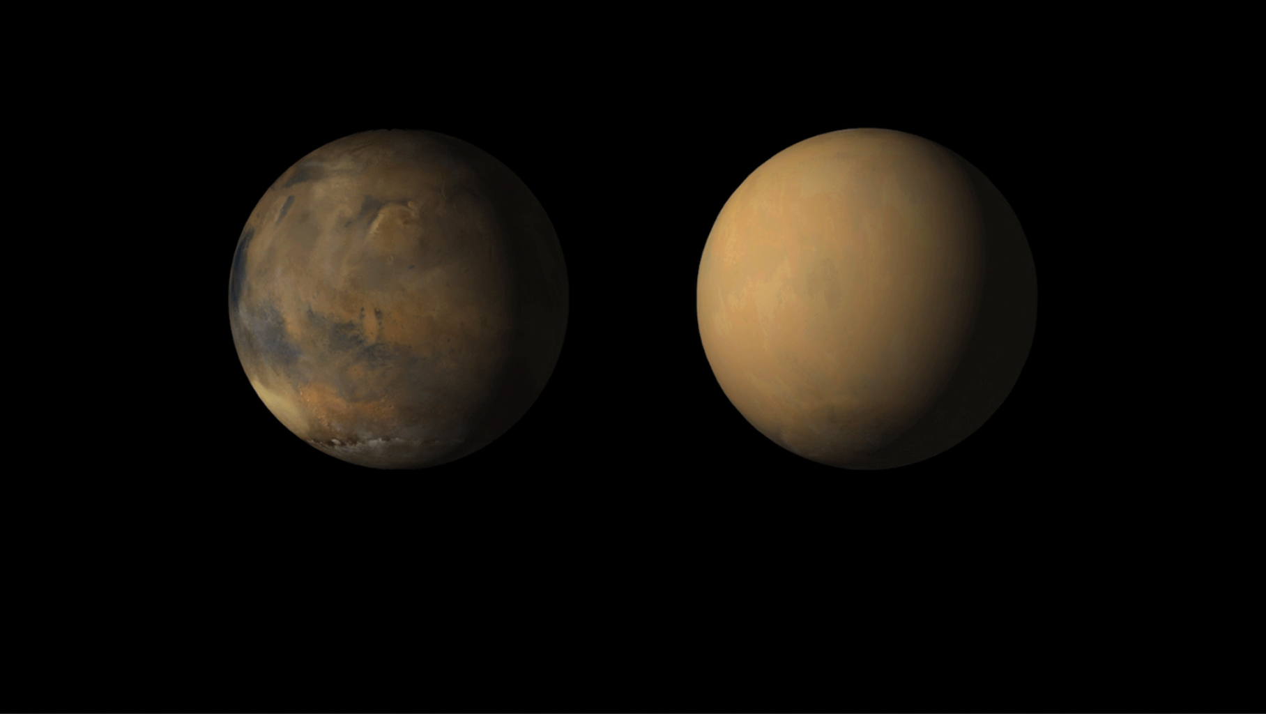 Global Storms on Mars Shoot Dust Towers 50 Miles Into the Sky | Digital ...