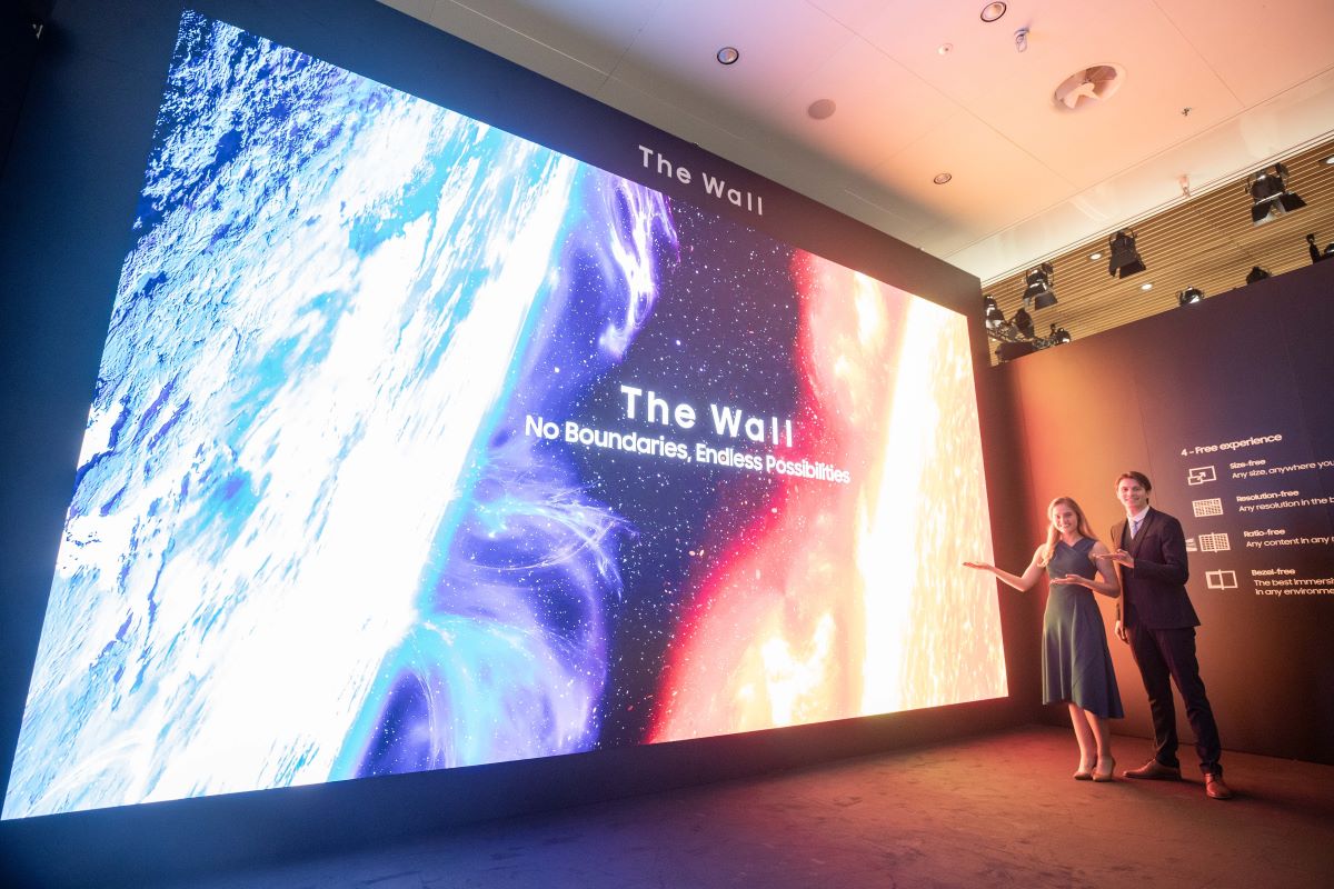 The Wall, Samsung's Epic MicroLED TV, just got 300 inches bigger ...