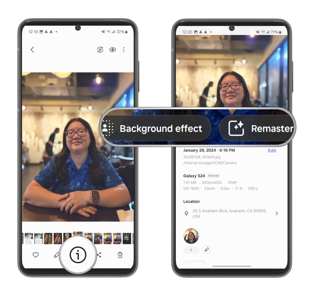 How to use the Galaxy S24’s AI photo-editing features | Digital Trends