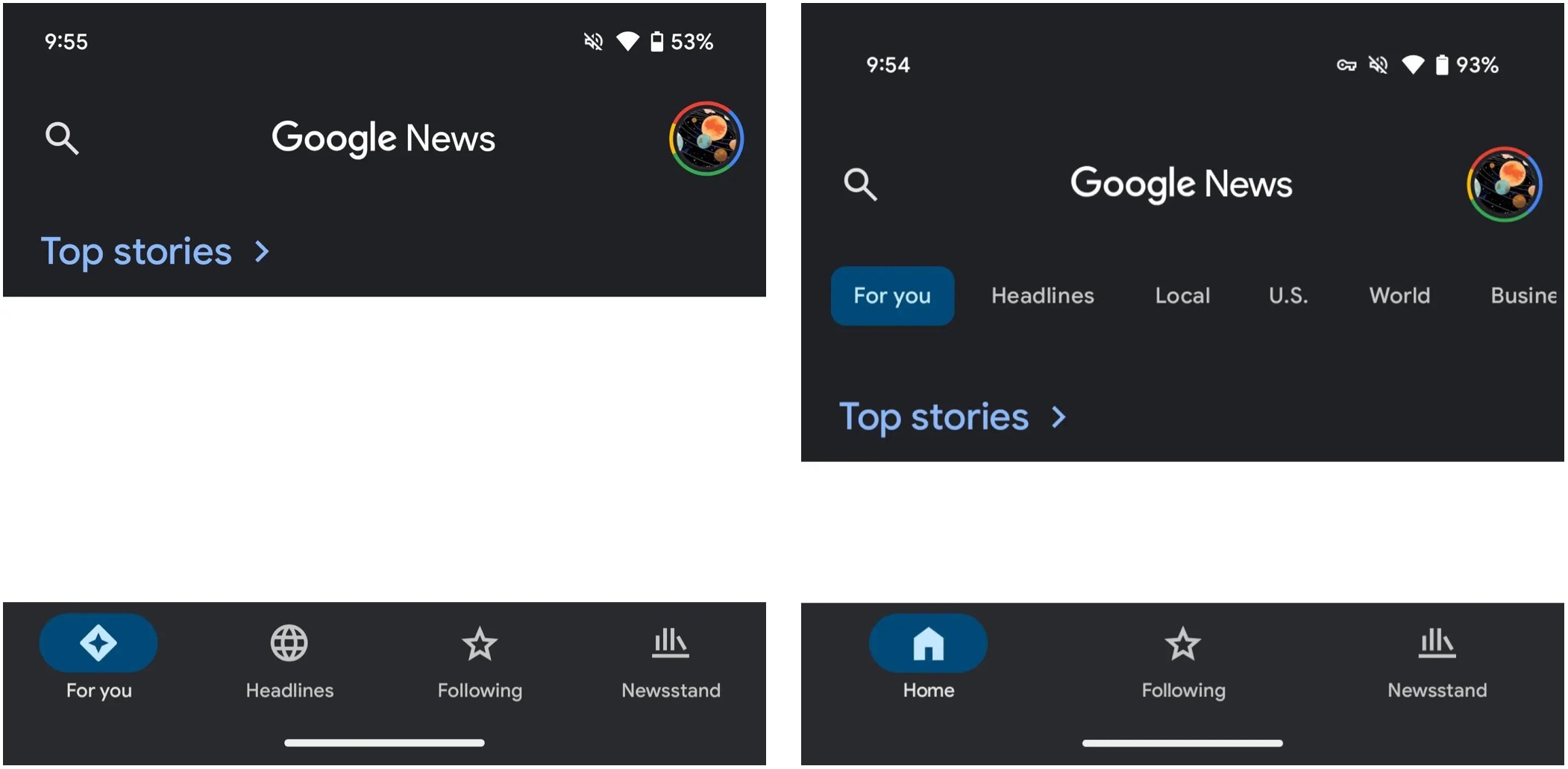 Your Google News app is getting a subtle redesign. Here’s what’s ...